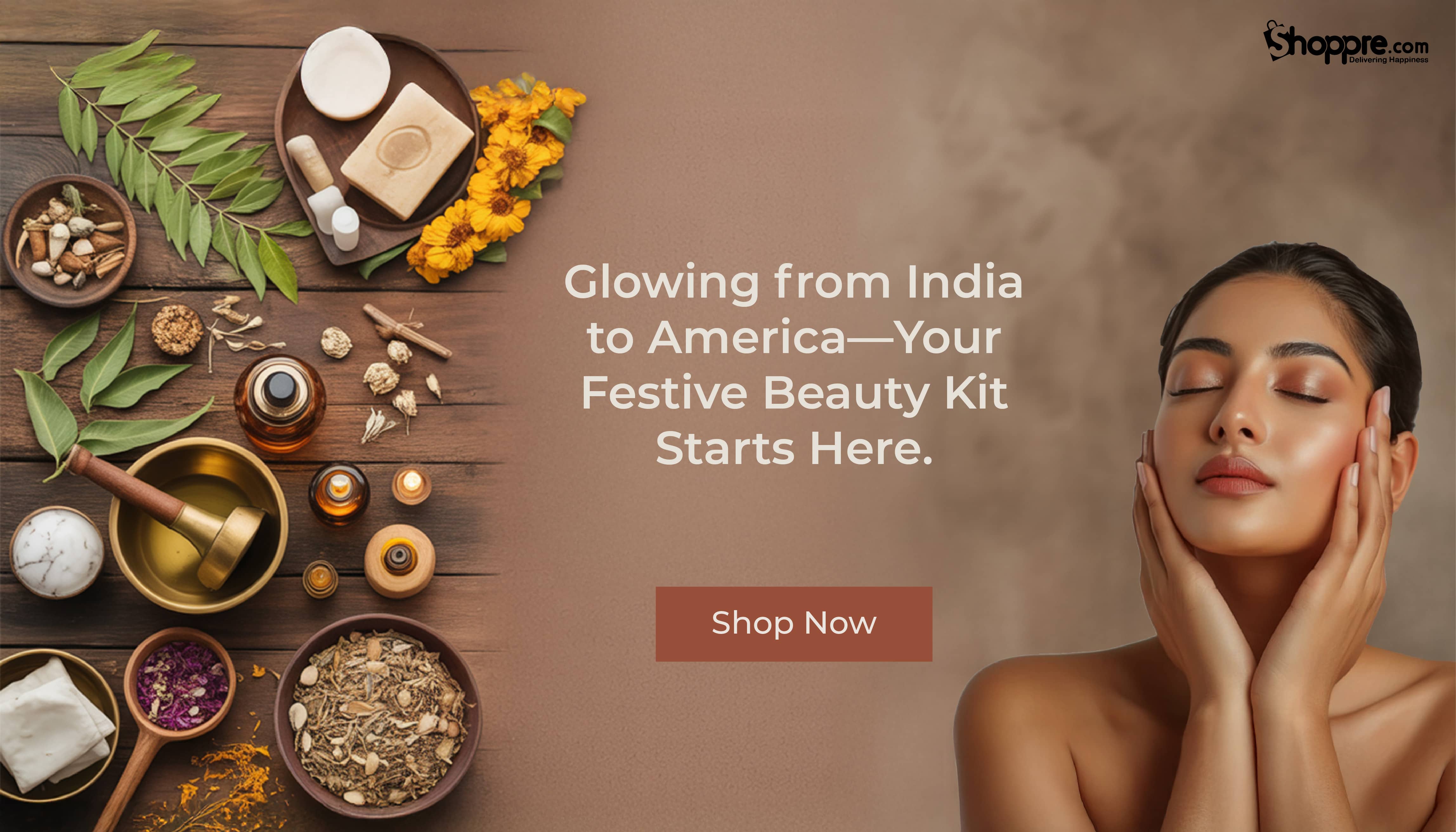 Top 10 Festive Beauty Essentials You Can Ship from India | Shoppre
